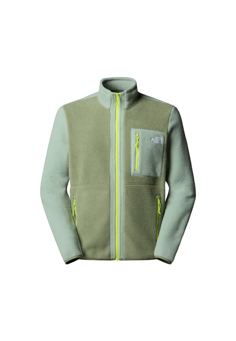The North Face YUMIORI FULL ZIP - Giacca in pile - bark mist slate moss ...