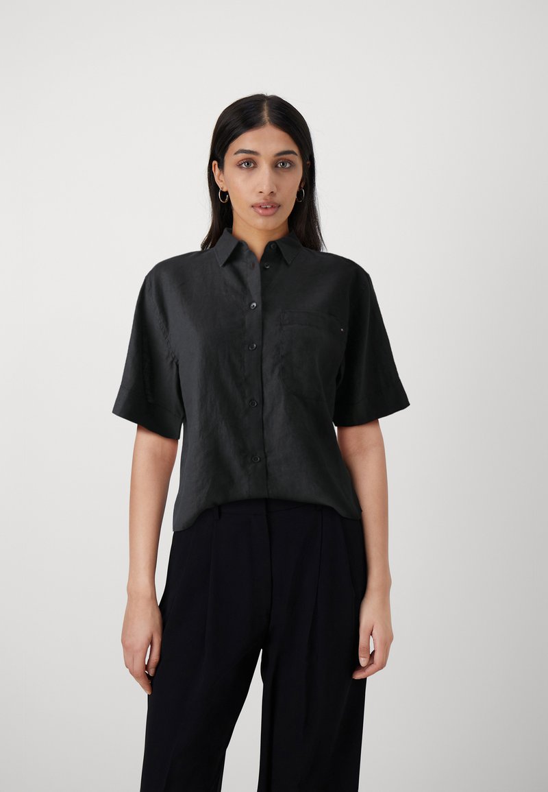 Tommy Hilfiger Užsagstoma palaidinė - black/juoda - Zalando.lt