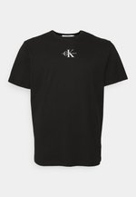 Calvin Klein Jeans Plus PLUS MONOLOGO REGULAR TEE - Camiseta básica - black/negro - Zalando.es