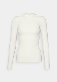 HUGO SHARITZ - Strickpullover - open white/weiß - Zalando.de