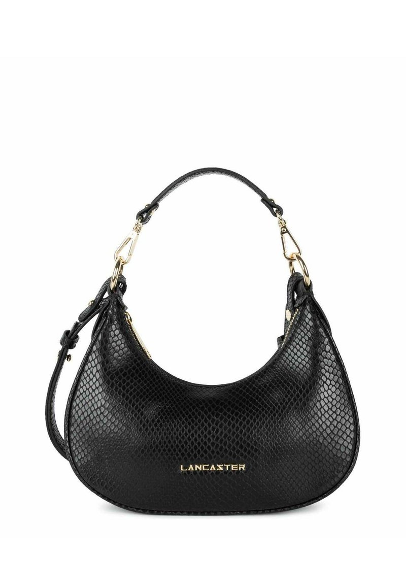 LANCASTER PETIT HOBO - EXO ARIA - Sac à main - noir python/noir ...