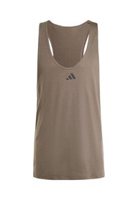 adidas Performance WORKOUT STRINGER - Top - shadow olive black ...