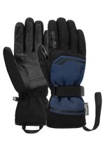 Reusch PRIMUS R TEX XT - Gloves - black /dress blue/dark blue - Zalando