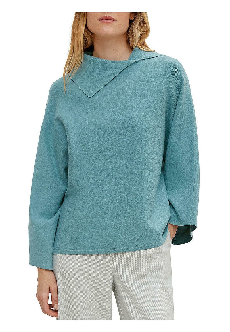 comma Strickpullover - petrol/blau - Zalando.de