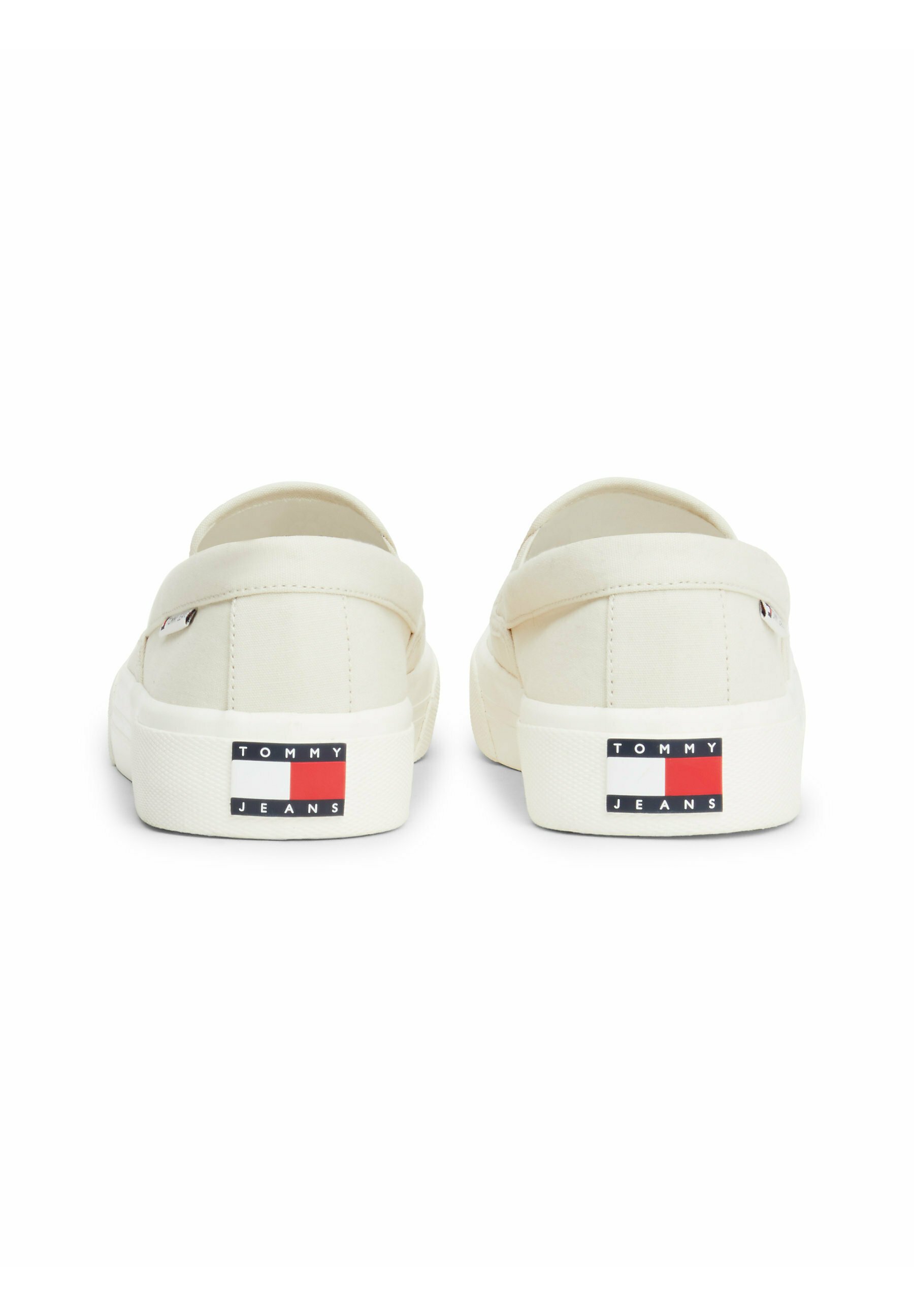 Tommy Jeans Slipper newsprint weiB Zalando