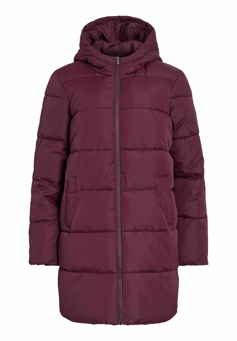 VILA Puffer VIKARLA Hooded - Abrigo de invierno - fig/burdeos - Zalando.es