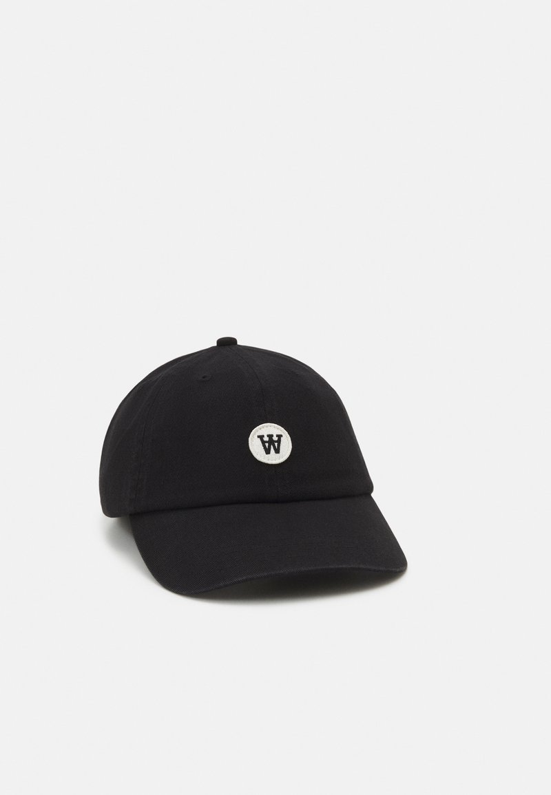 Double A by Wood Wood ELI PATCH CAP UNISEX - Cap - black/svart - Zalando.no