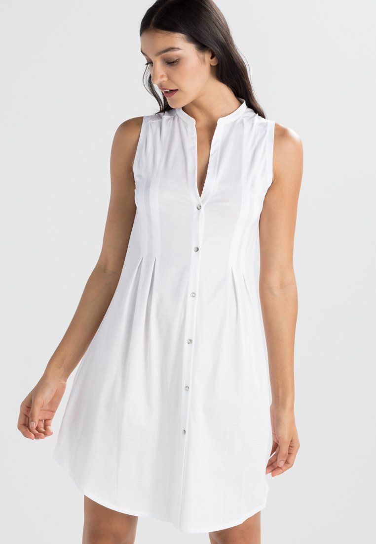 Hanro COTTON DELUXE - Camicia da notte - white/bianco - Zalando.it