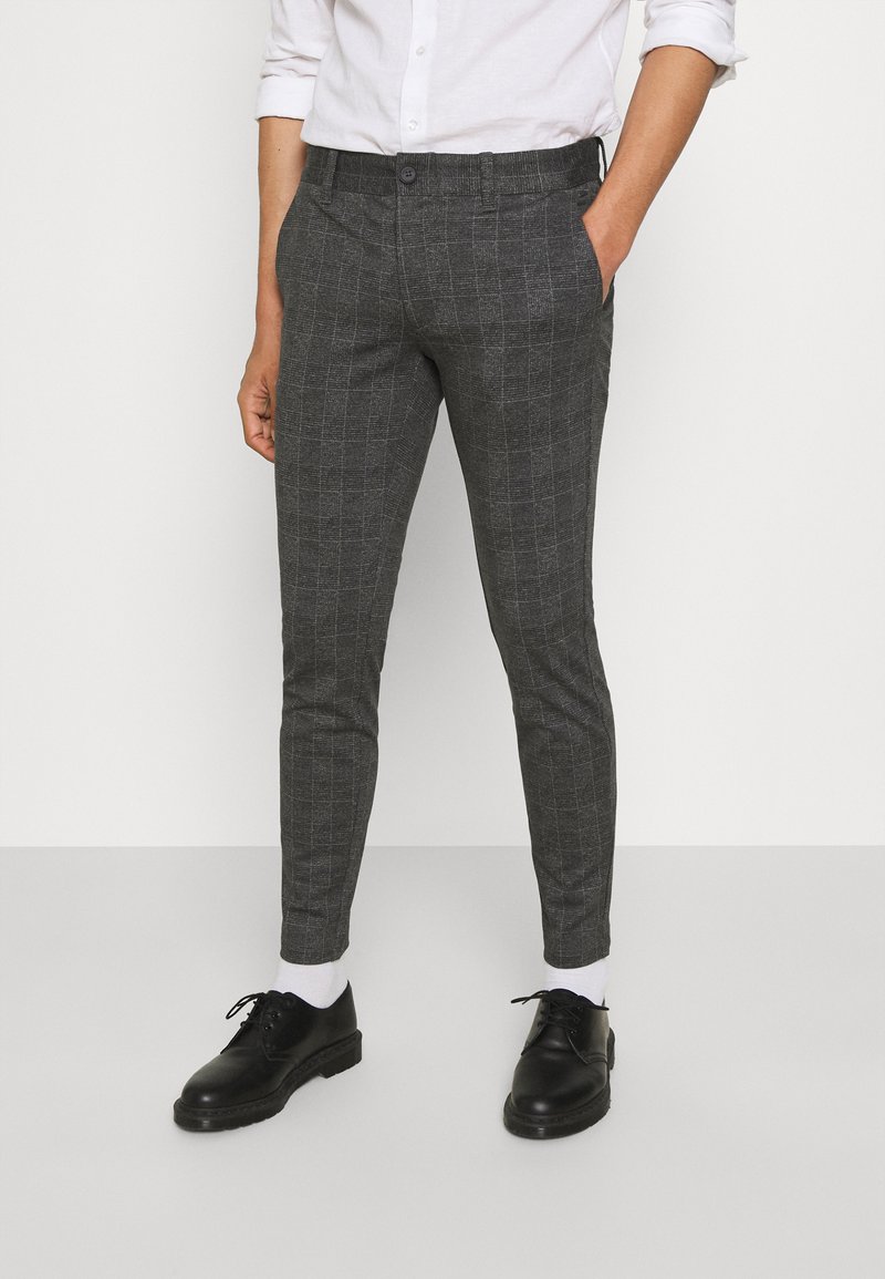 Only & Sons ONSMARK CHECK PANTS - Broek - black/zwart - Zalando.be