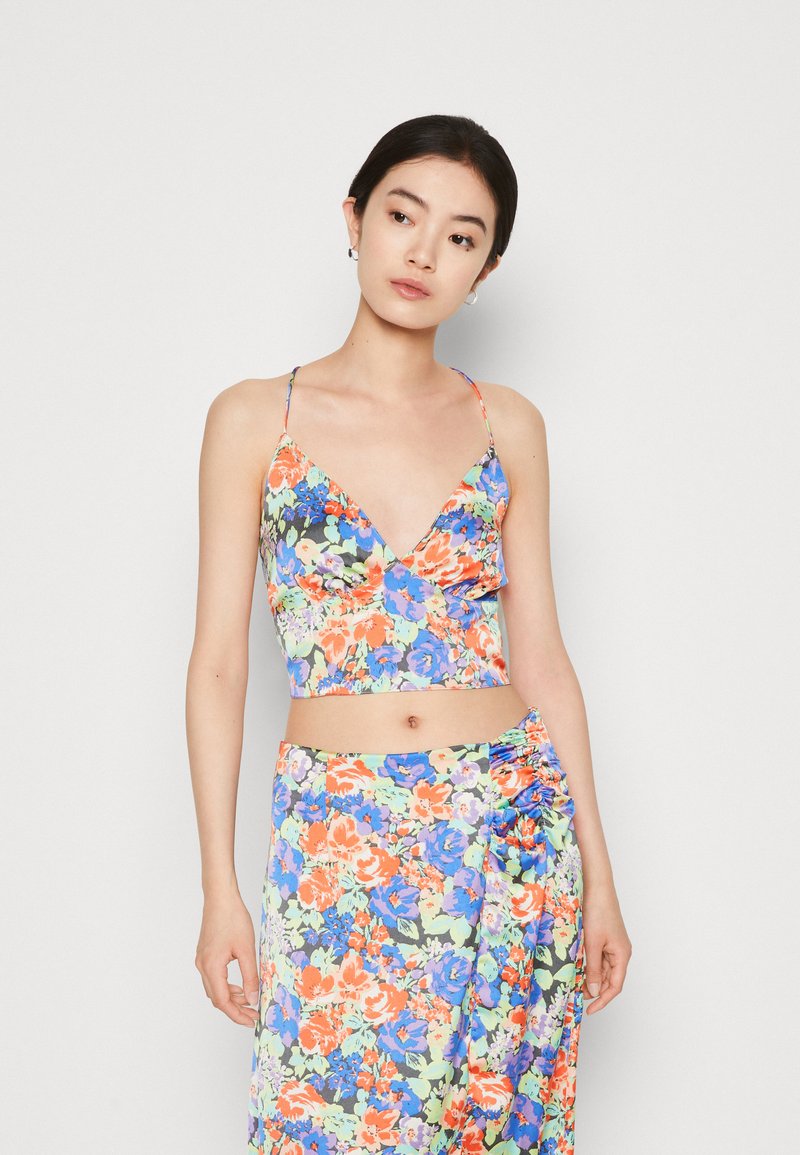 ONLY ONLAYLA STRING CROP DETAIL - Top - black/schwarz - Zalando.ch