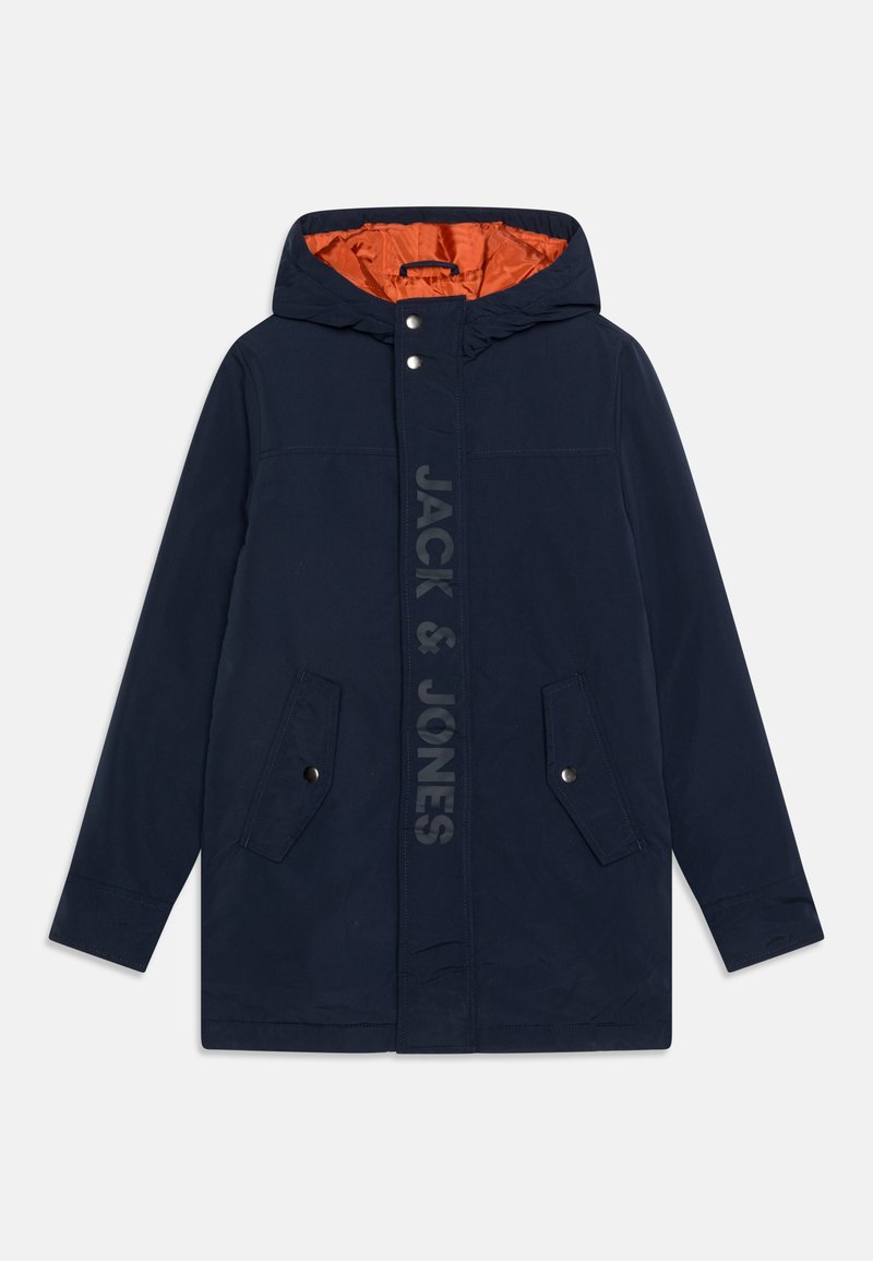 Jack & Jones Junior JJFUN - Płaszcz zimowy - navy blazer/granatowy ...