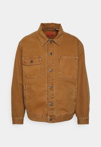 Levi's® Workwear SUNRISE TRUCKER - Denim jacket - dark ginger/beige ...