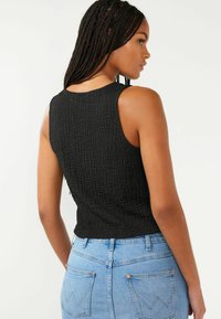 Next TEXTURED TIE UP - Weste - black/schwarz - Zalando.at