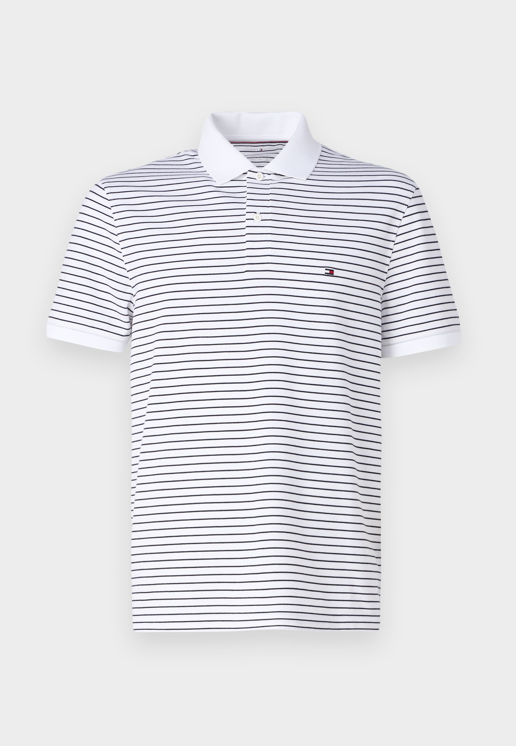 Tommy Hilfiger PERFORMANCE Polo shirt white desert sky dark blue Zalando