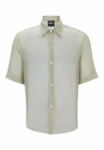 BOSS NEREID1 SHORT STO - Chemise - light beige/beige chiné - ZALANDO.FR