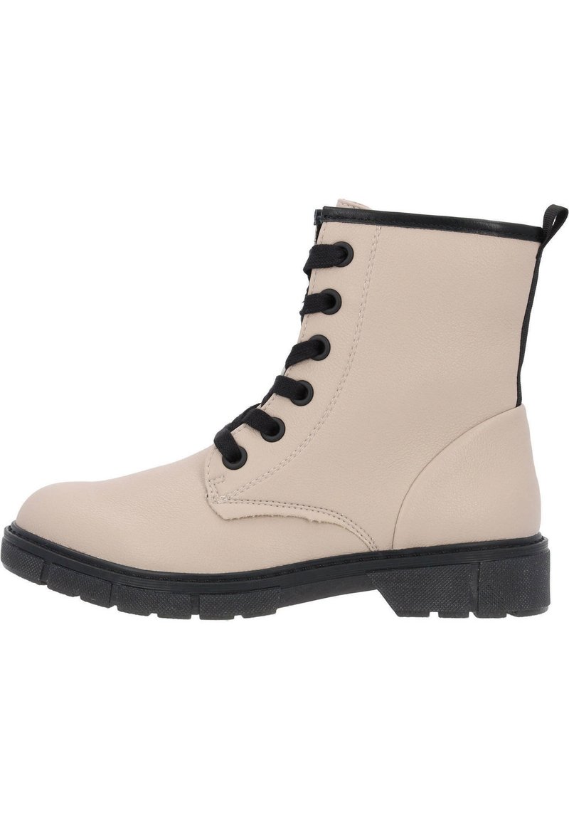 Marco Tozzi Platform ankle boots - ivory comb/beige - Zalando.de