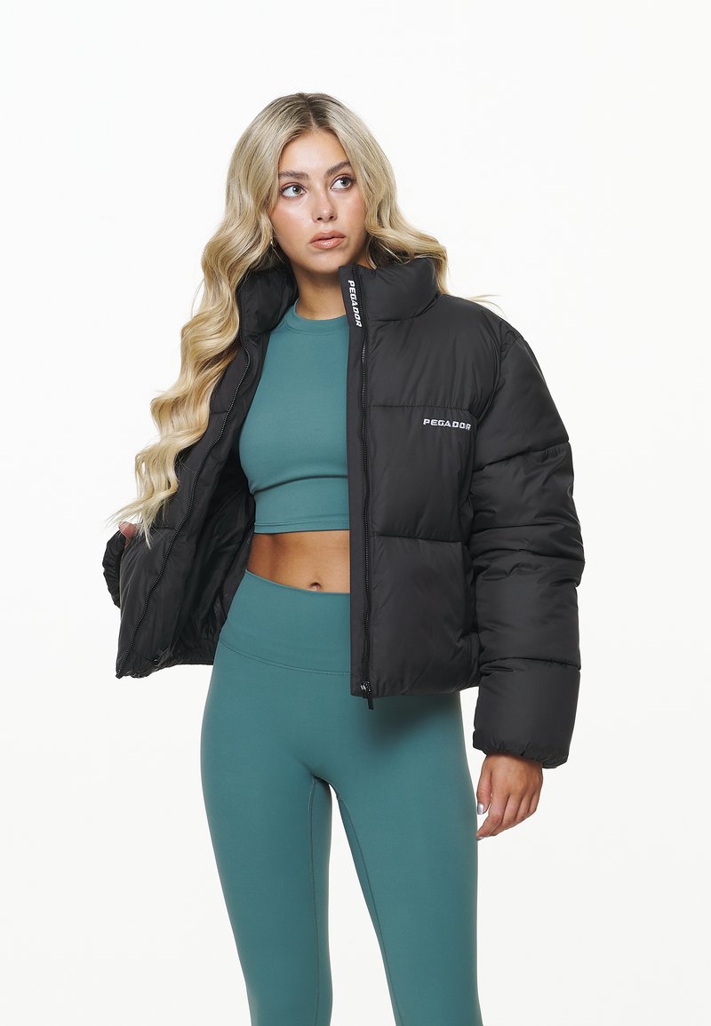 Pegador GEORGIA PUFFER JACKET - Zimska jakna - black/črna - Zalando.si