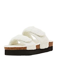 Esprit Slippers - off white/off-white - Zalando.co.uk
