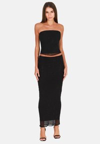 OW Collection OPAL RHINESTONE - Top - black/negro - Zalando.es