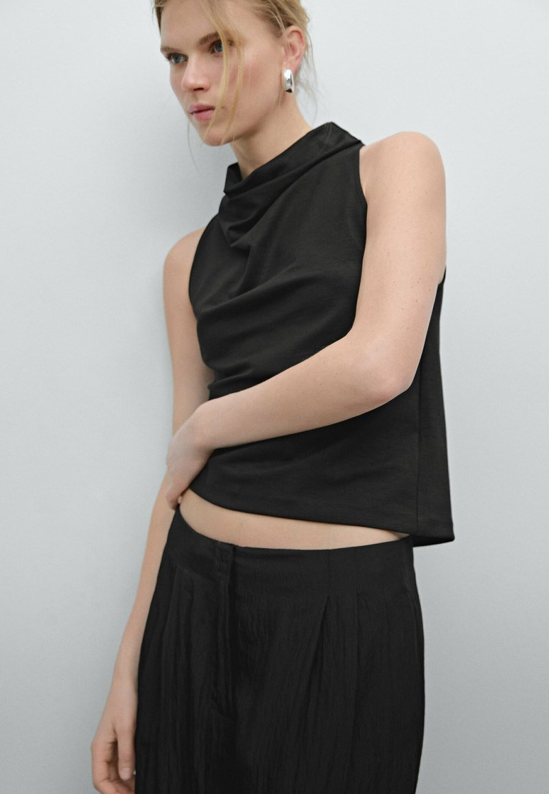 Massimo Dutti - Top/czarny - Zalando.pl