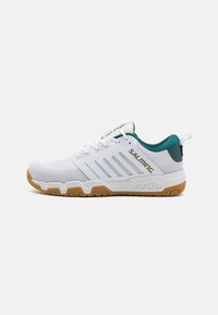 Salming RECOIL STRIKE 2 UNISEX - Pantofi handbal - white/green/alb ...