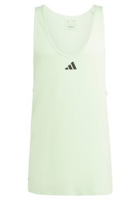 adidas Performance WORKOUT STRINGER TANK - Top - semi green spark black ...