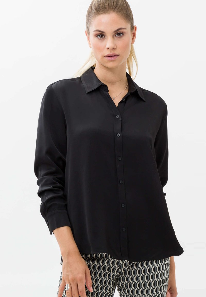 BRAX STYLE VIC - Hemdbluse - black/schwarz - Zalando.ch