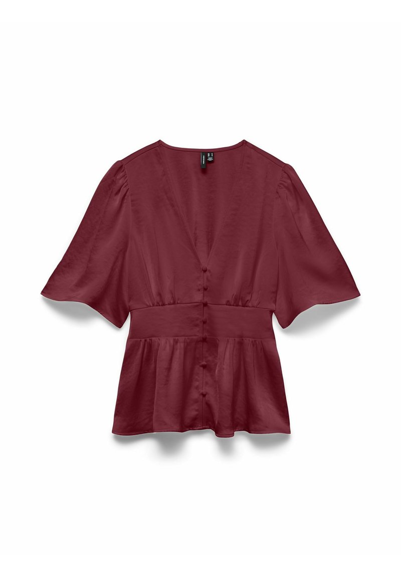 Vero Moda VMANDREA - Bluse - burgundy/mørkerød - Zalando.no