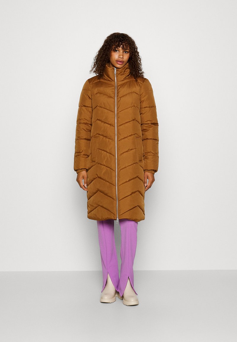 Vero Moda Tall VMLIGA COAT - Wintermantel - rubber/beige - Zalando.ch