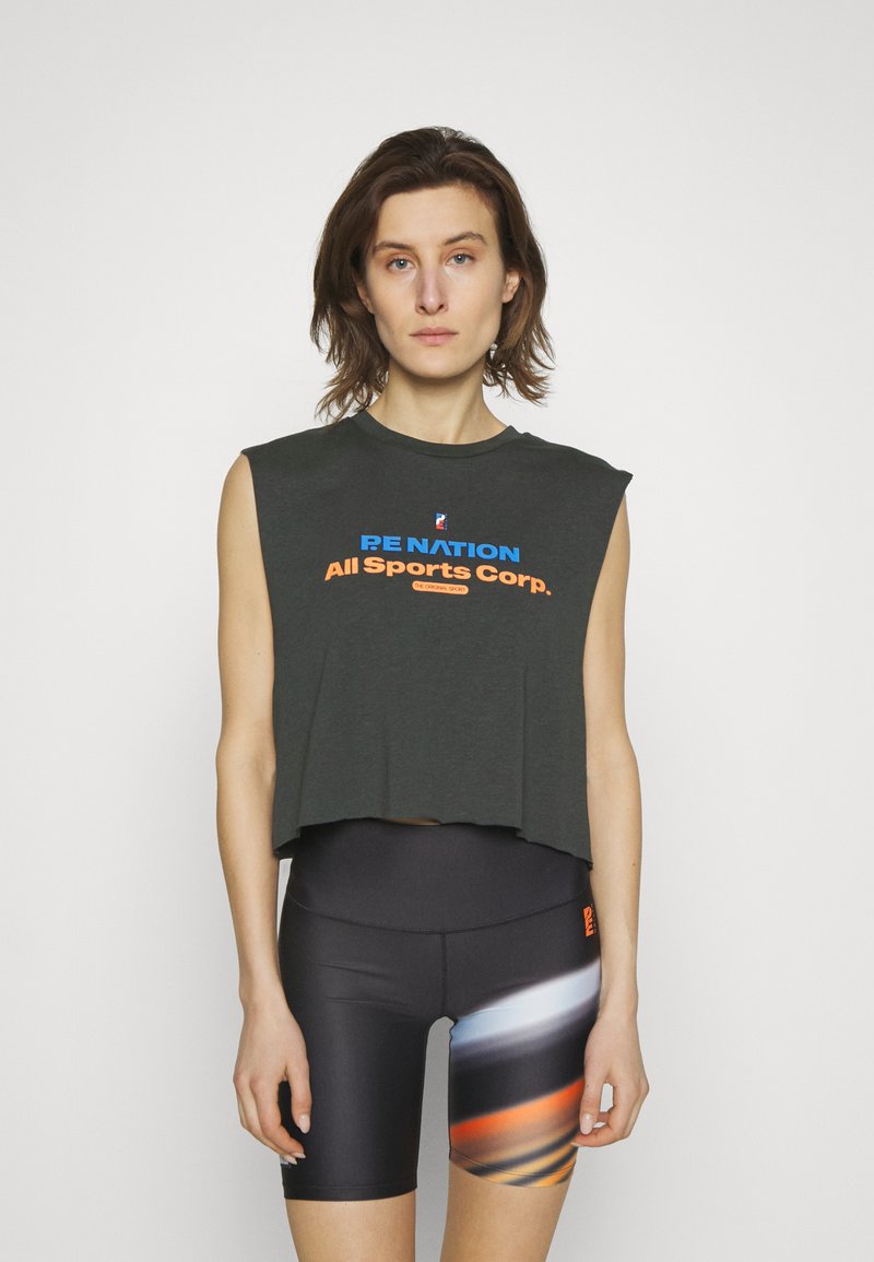 P.E Nation CAPACITY TANK - Top - dark shadow/gris oscuro - Zalando.es