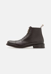 Hackett London JAME BRITBOOT - Lace-up ankle boots - dark brown ...