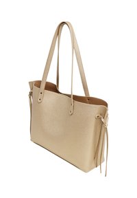 Pepe Jeans AUDREY SCRIPT - Velká kabelka - gold-coloured/zlatá barva ...