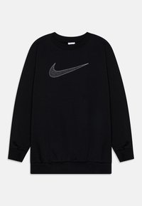 Nike Sportswear CREW - Pusa - black/metallic silver/must - Zalando.ee