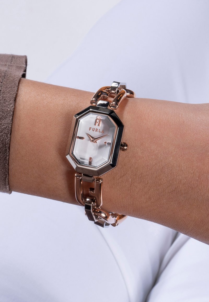 Furla FURLA OCTAGONAL - Uhr - silver rose gold/roségoldfarben - Zalando.de