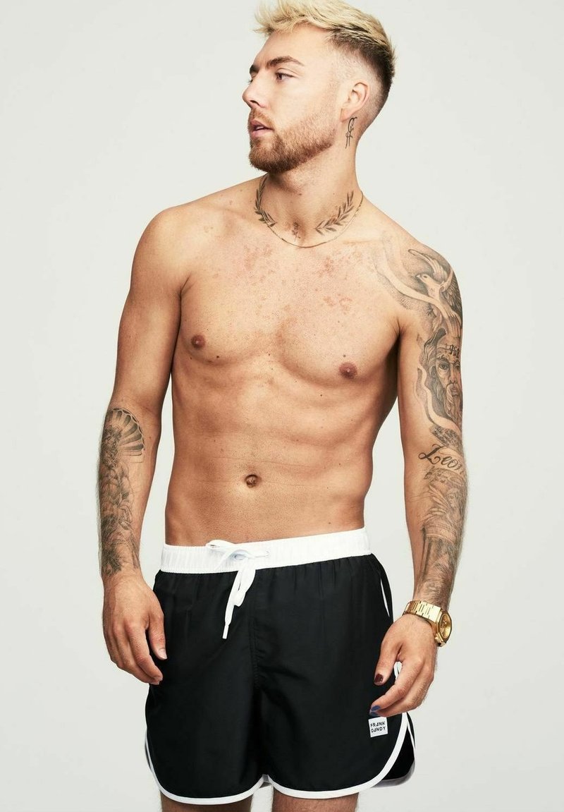 Frank Dandy ST PAUL - Zwemshorts - black/zwart - Zalando.nl