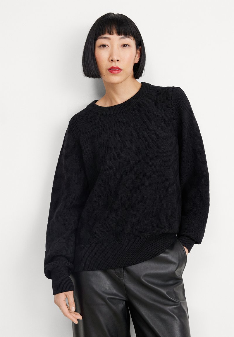 BOSS FALAO - Svetr - black/černá - Zalando.cz