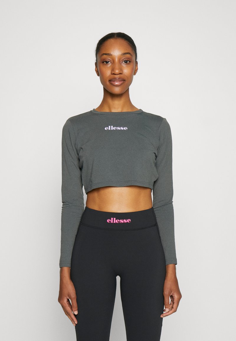 Ellesse SHAMS - Long sleeved top - dark grey - Zalando.ie
