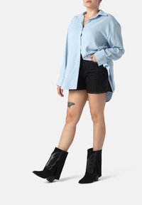 L37 HUNDRED DOLLAR BILL - Korte laarzen - black/gemêleerd zwart ...