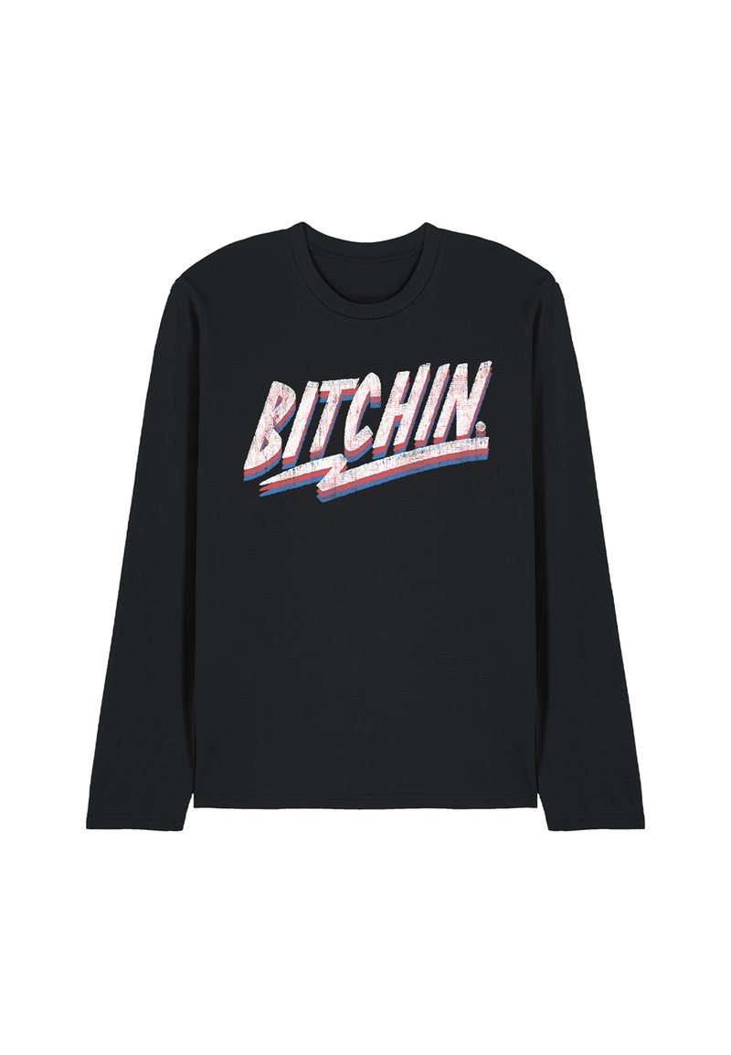 NETFLIX STRANGER THINGS BITCHIN - Long sleeved top - black - Zalando