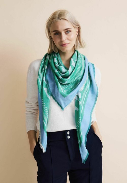 Street One JACQUARD TUCH - Tuch - blau - Zalando.ch