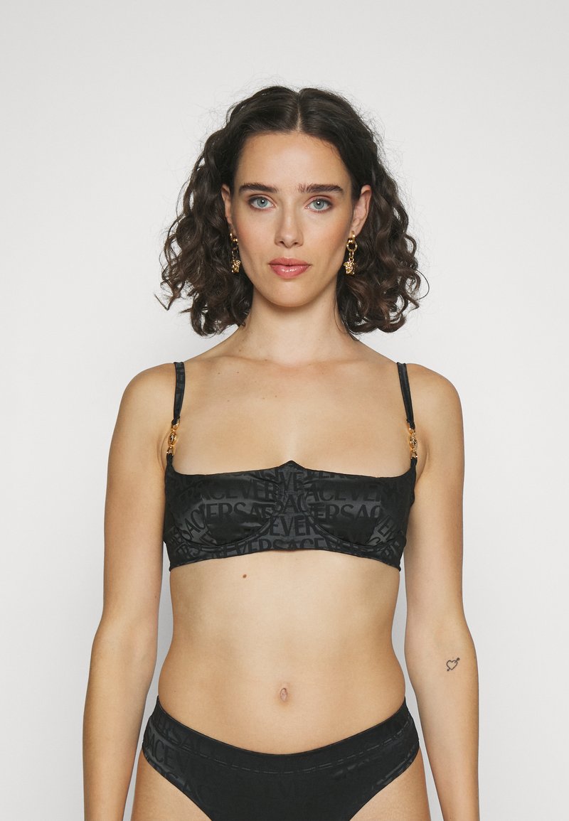 Versace UNDERWEAR LOGOMANIA - Sujetador con aros - black/negro - Zalando.es