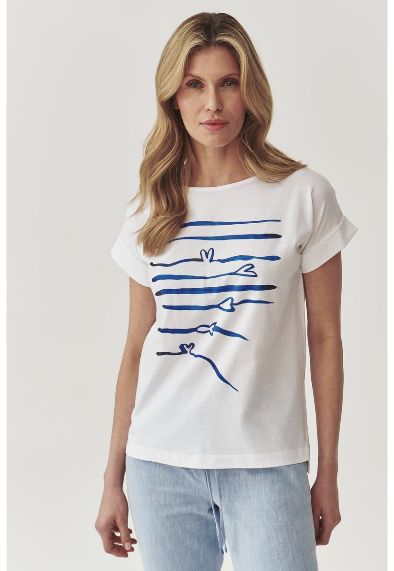 TATUUM MAKI - T-Shirt print - white/weiß - Zalando