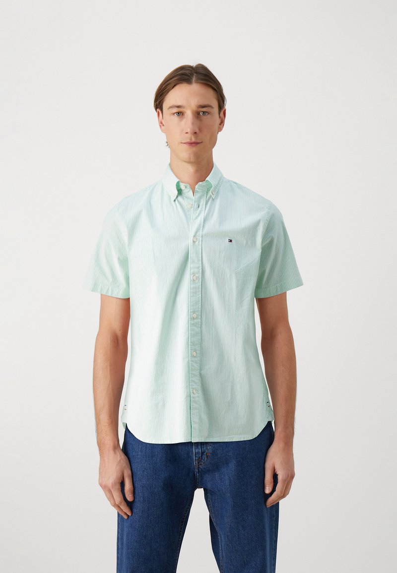Tommy Hilfiger FLEX MULTI STRIPE RF - Chemise - mint gel/vert - ZALANDO.FR