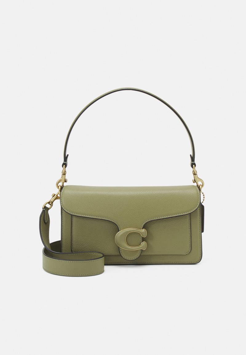 Coach POLISHED PEBBLE COVERED CLOSURE TABBY SHOULDER BAG - Geantă de mână - moss/verde deschis ...