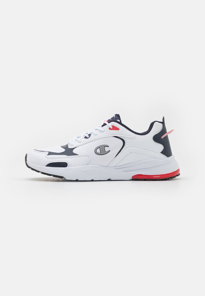 Champion RAMP UP RIPSTOP - Training shoe - white/navy/red/off-white ...