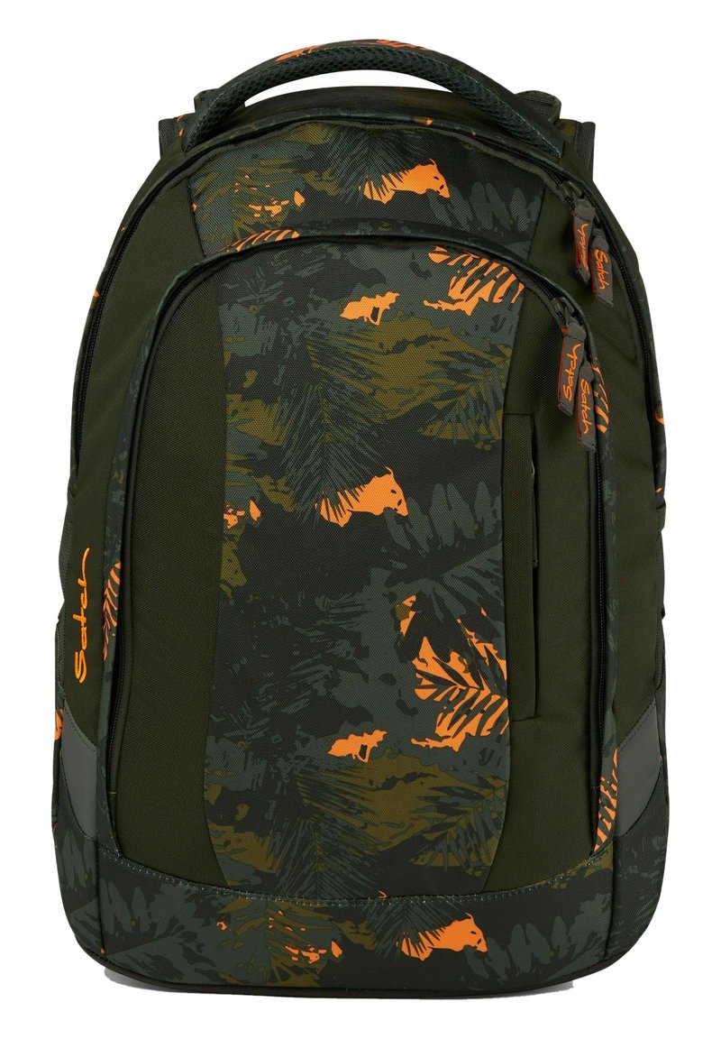 Satch SLEEK - School bag - jurassic jungle/dark green - Zalando