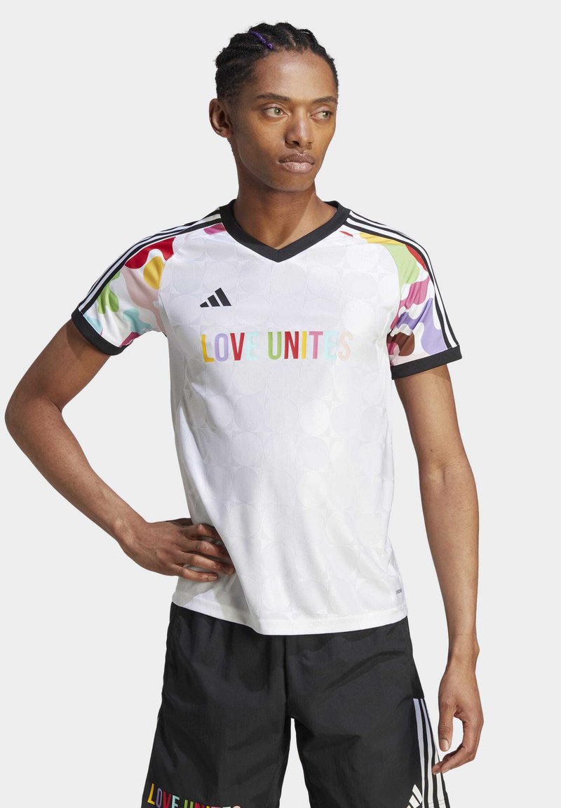 adidas Performance PRIDE TIRO - T-shirts print - white/hvid - Zalando.dk