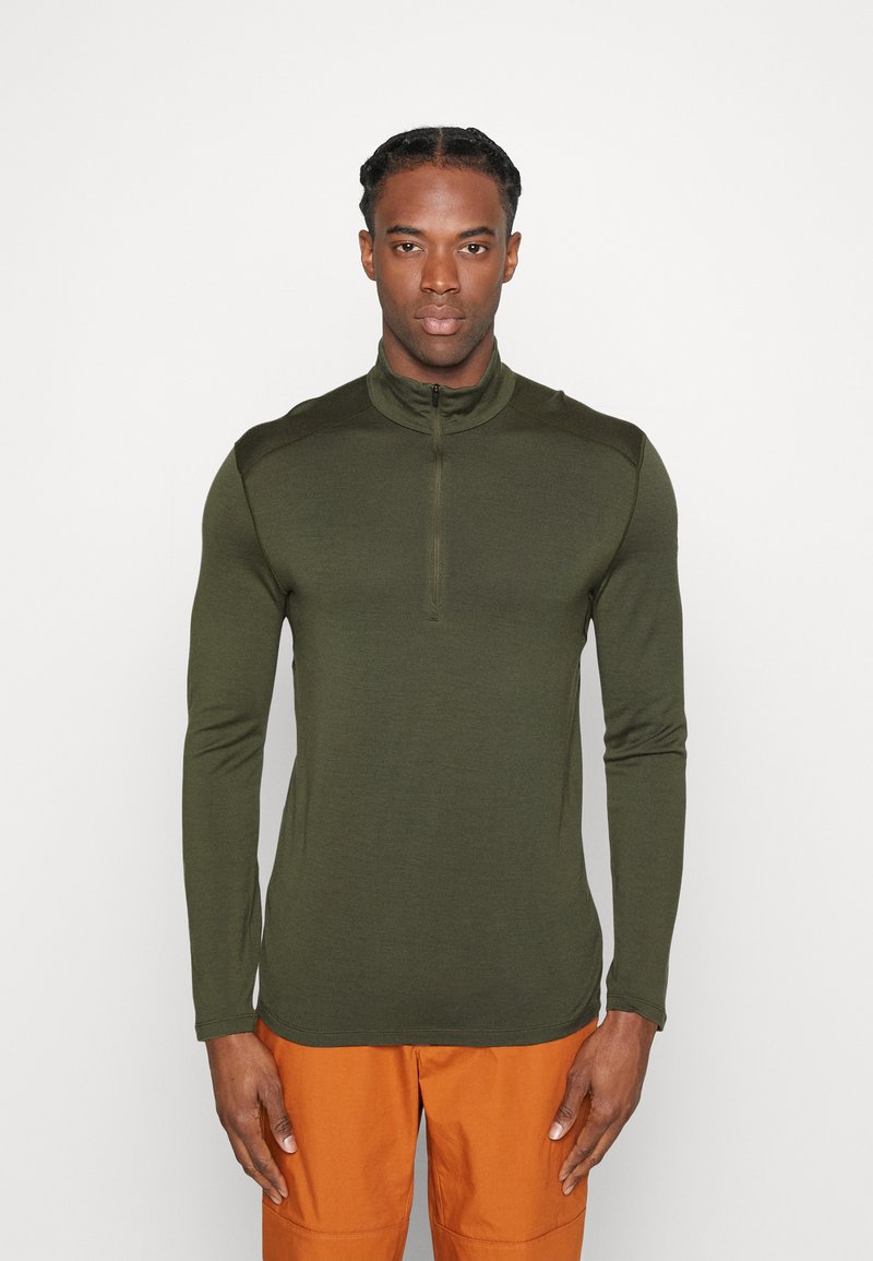 icebreaker MERINO 260 MID WEIGHT TECH HALF ZIP - Undershirt - OLIVE ...