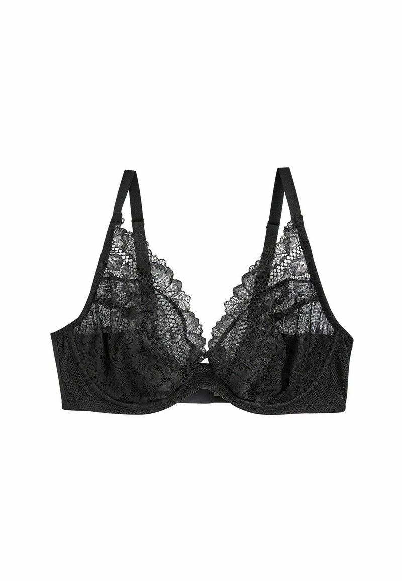 Next FLORAL DD NON PAD FULL CUP - Soutien-gorge triangle - black/noir ...