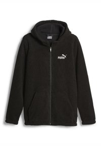 Puma ESS ELEVATED SHERPA FULL - Fleecetakki - chocolate chip/ruskea ...